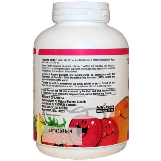 C-500 Mg Natural Fruit Chew, Natural Factors