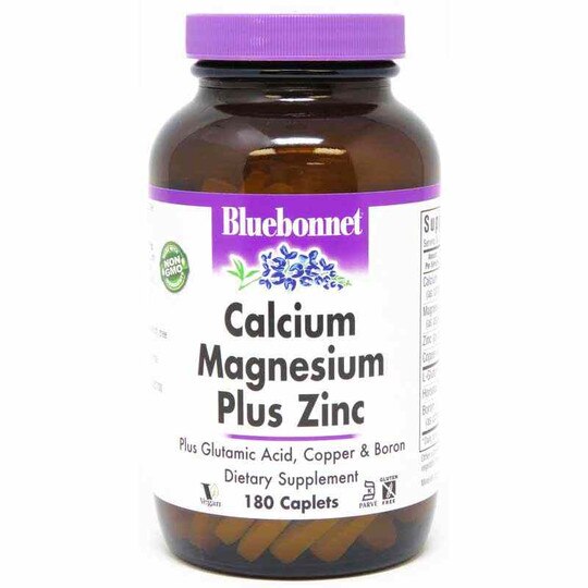 Calcium Magnesium Plus Zinc, Bluebonnet