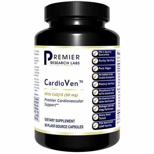 CardioVen With CoQ-10 50 Mg Cardiovascular Support, Premier Research Labs