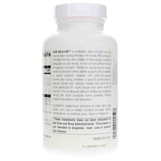CCM Calcium 300 Mg, Source Naturals