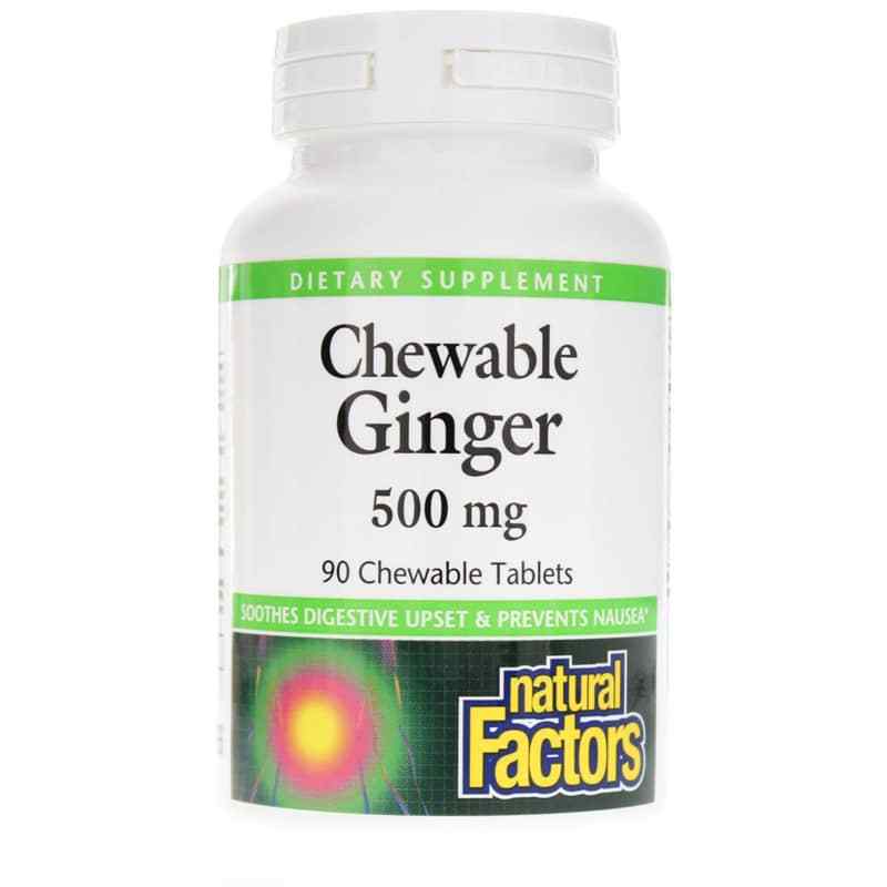 Chewable Ginger 500 Mg, Natural Factors
