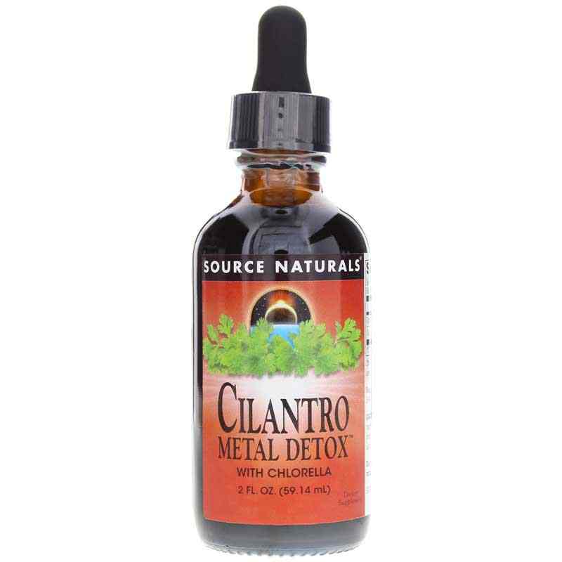 Cilantro Metal Detox with Chlorella, Source Naturals