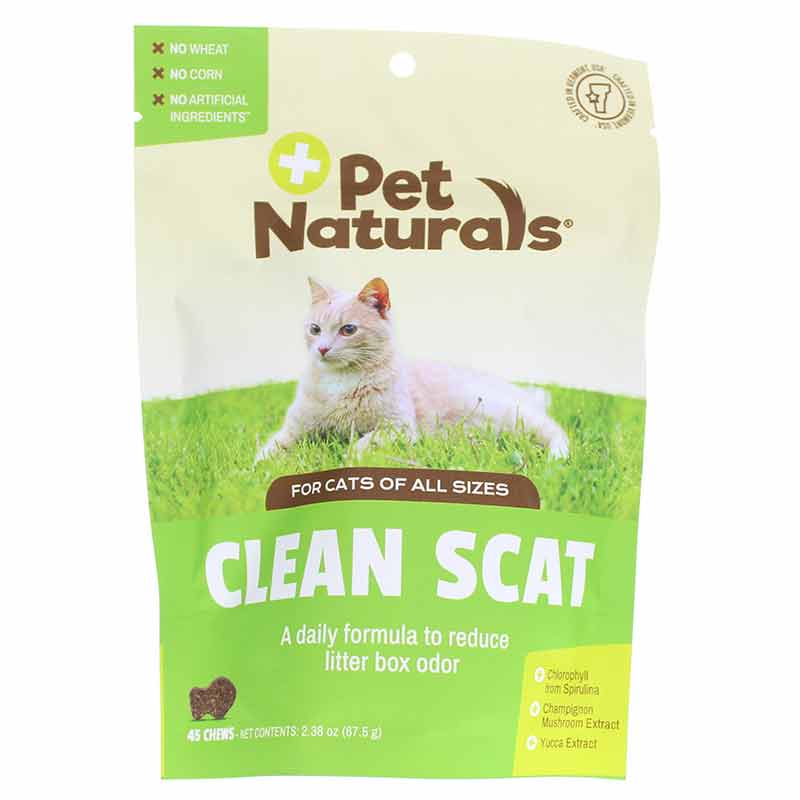 Clean Scat Chews for Cats of All Sizes, Pet Naturals Of Vermont