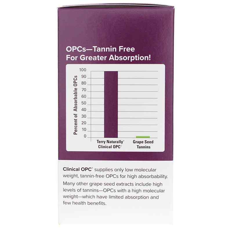 Clinical OPC French Grape Seed Extract, Terry Naturally