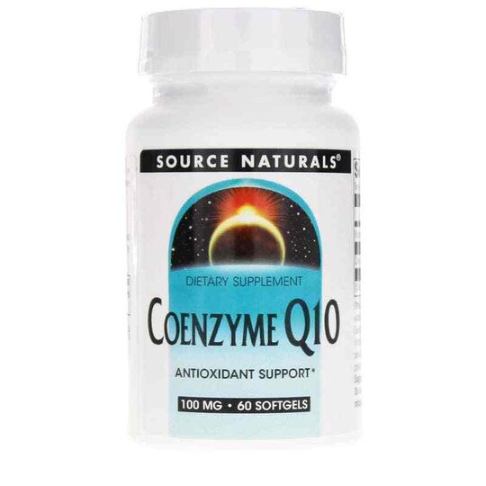 Coenzyme Q10 100 Mg Softgels, Source Naturals