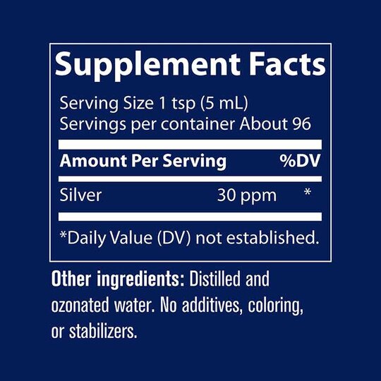 Colloidal Silver 30 PPM, Trace Minerals Research