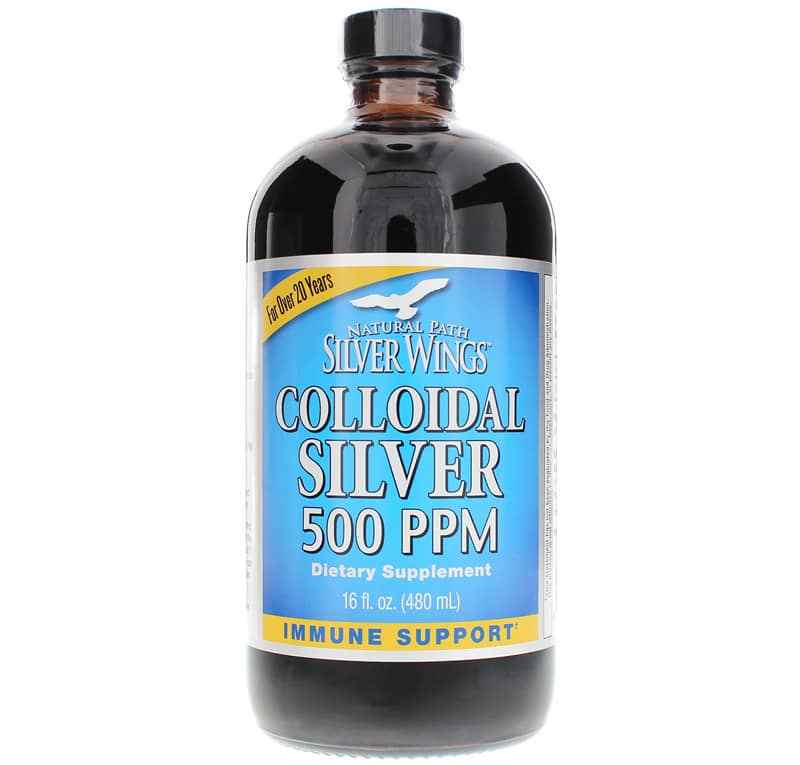 Colloidal Silver 500 PPM, Natural Path Silver Wings