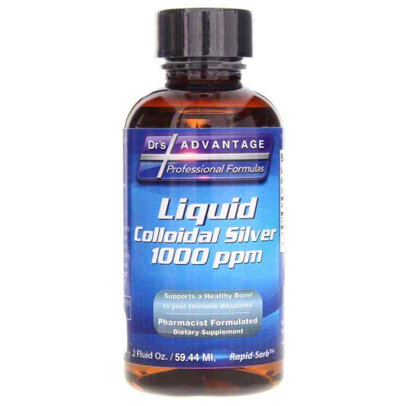 Colloidal Silver Liquid 1000 ppm, Dr's. Advantage