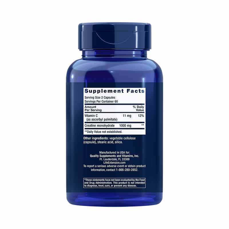 Creatine Capsules, Life Extension