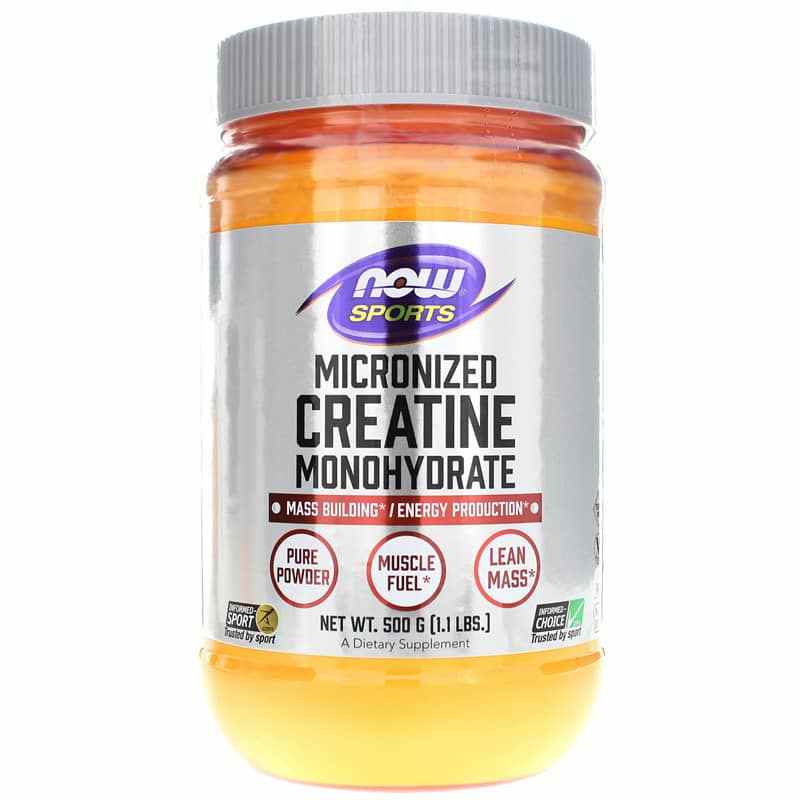 Creatine Monohydrate Micronized Pure Powder, NOW Foods