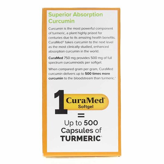 CuraMed 750 Mg, Terry Naturally