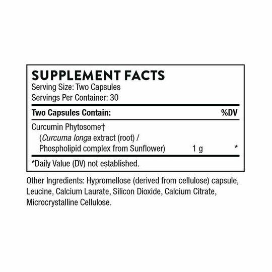 Curcumin Phytosome (formerly Meriva-SF) 1000 Mg, Thorne Research