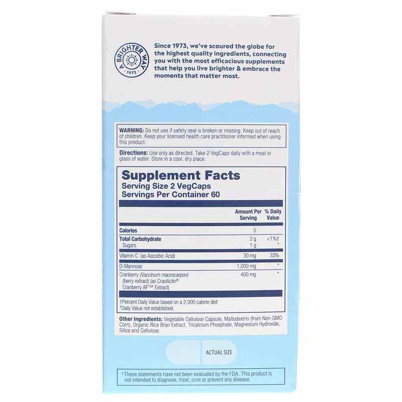 D-Mannose with CranActin, Solaray