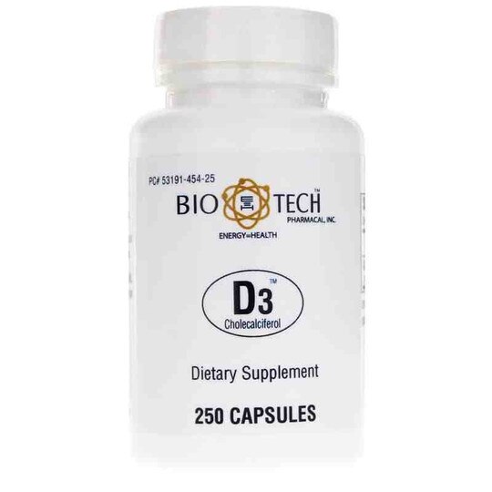 D3 1000 IU, Bio-Tech Pharmacal