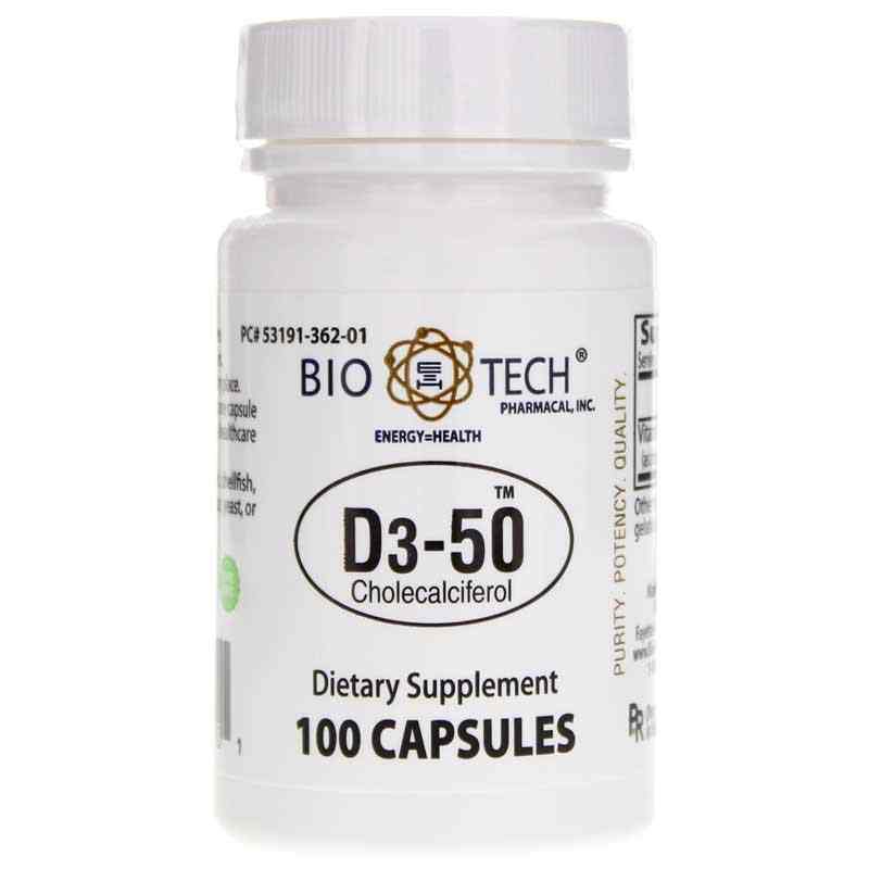 D3-50 50000 IU, Bio-Tech Pharmacal