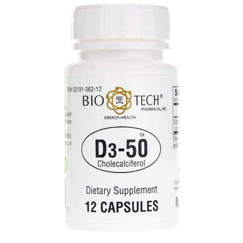 D3-50 50000 IU, Bio-Tech Pharmacal