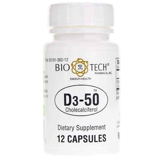 D3-50 50000 IU, Bio-Tech Pharmacal