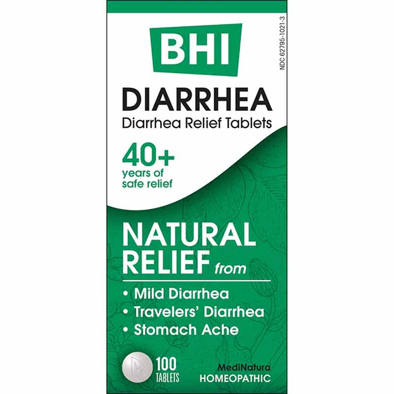 Diarrhea Relief Tablets, BHI