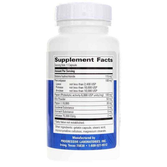 Digestin Enzyme Supplement, Progressive Labs