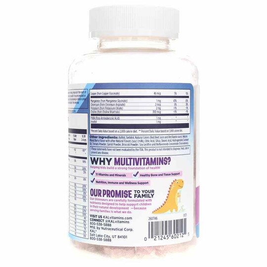 Dinosaurs MultiSaurus Vitamins & Minerals, Kal