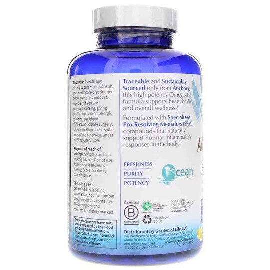 Dr. Formulated Advanced Omega, Garden of Life