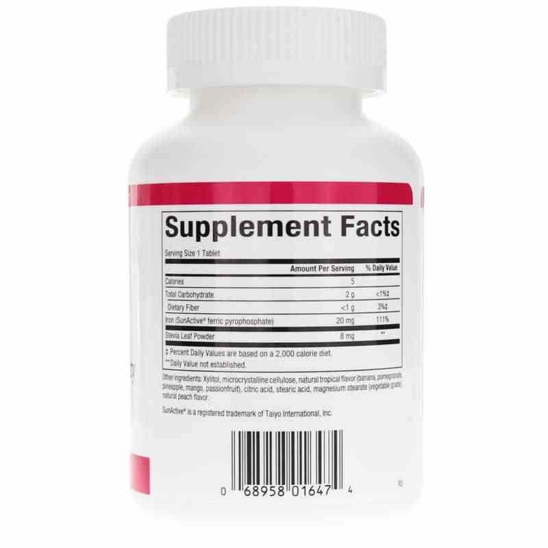 Easy Iron 20 Mg Chewable, Natural Factors