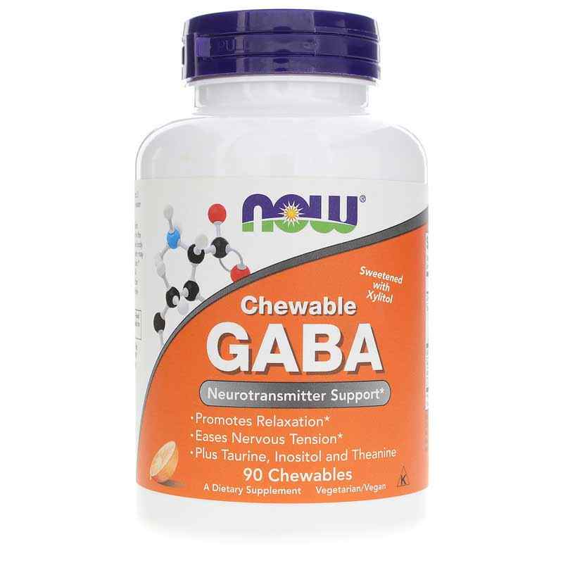 GABA Chewable, NOW Foods