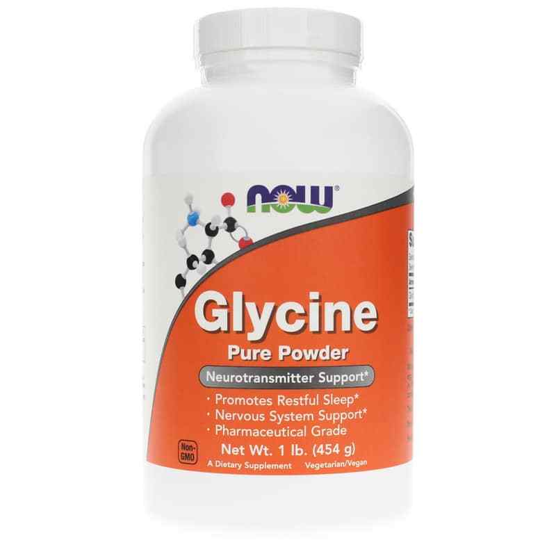 Glycine Pure Powder, NOW Foods