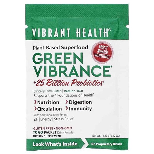 Green Vibrance Plant-Based Superfood Powder, Vibrant Health