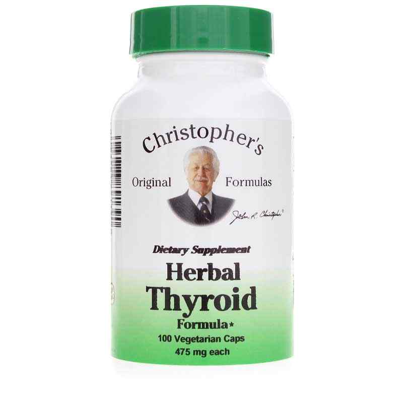 Herbal Thyroid Formula 475 Mg, Dr. Christophers