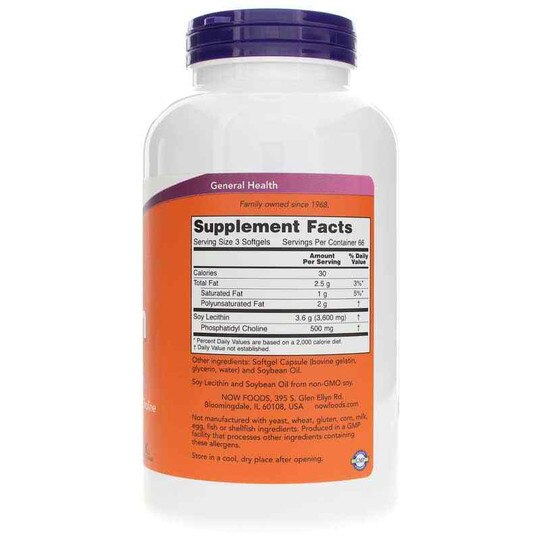Lecithin 1200 Mg, NOW Foods