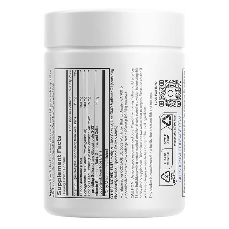 Liposomal DIM-E+, Codeage