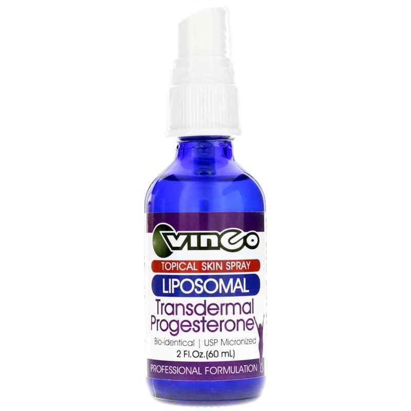 Liposomal Transdermal Progesterone Topical Spray, Vinco