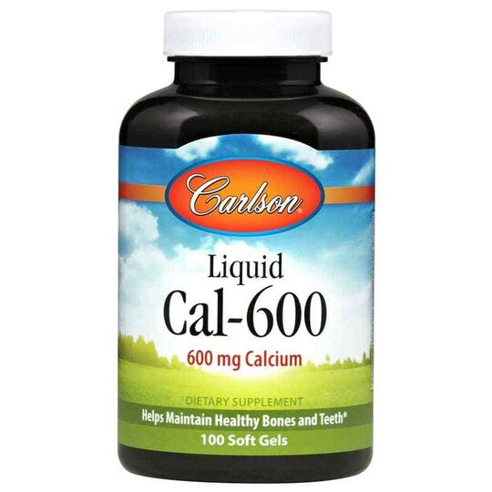Liquid Cal-600 600 Mg Calcium, Carlson Labs