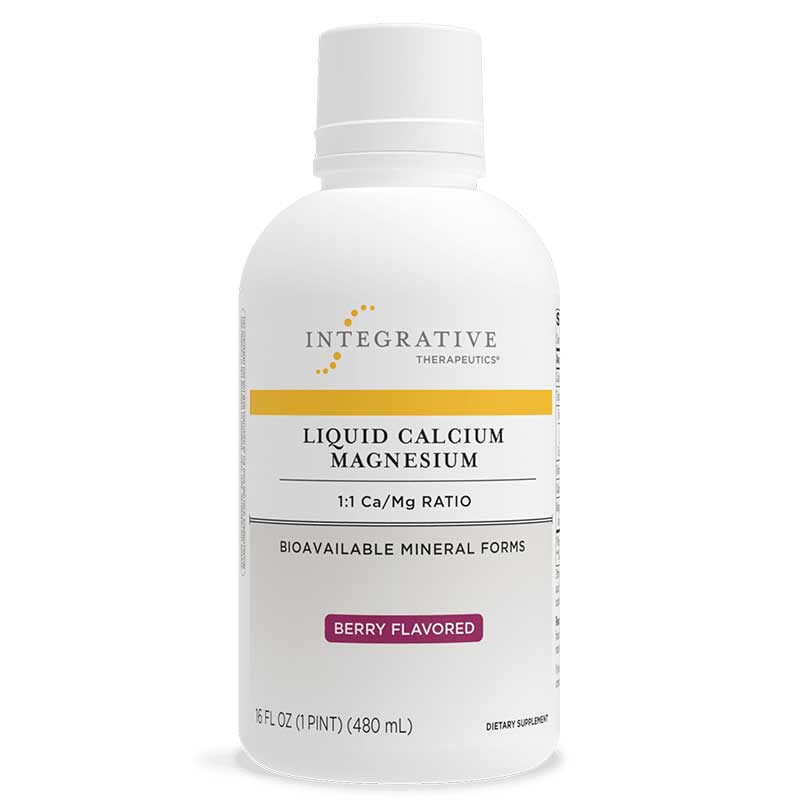 Liquid Calcium Magnesium 1:1 Berry, Integrative Therapeutics