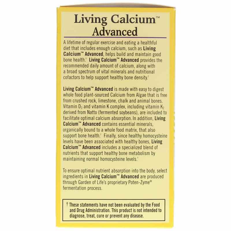 Living Calcium Advanced, Garden of Life