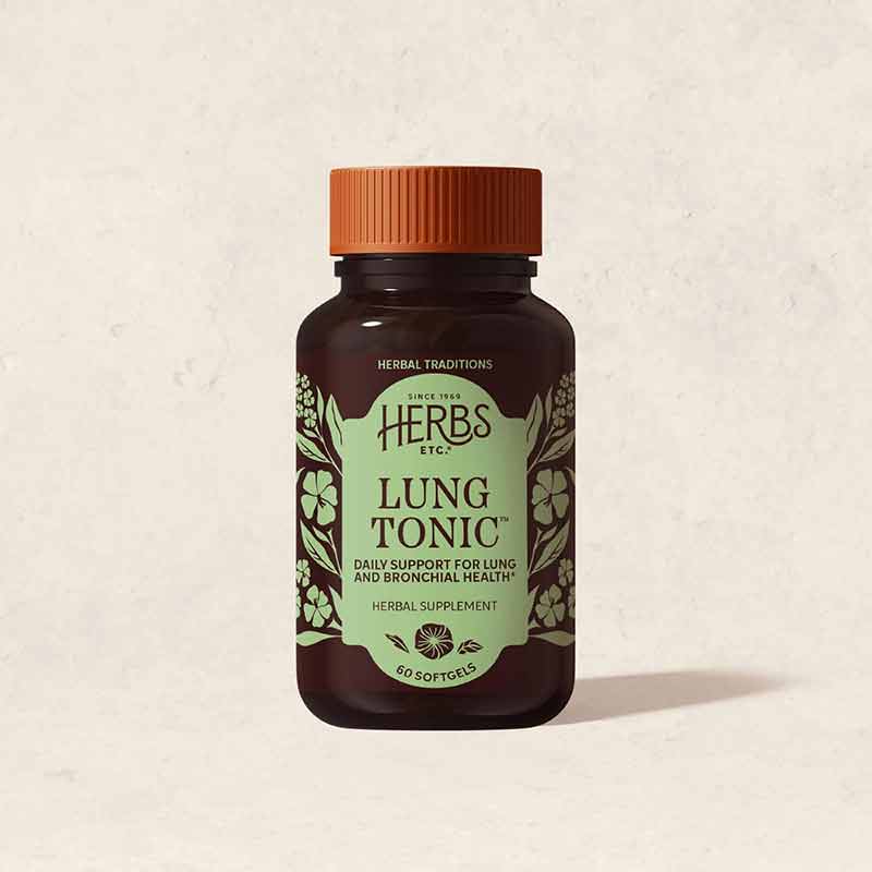 Lung Tonic Softgels, Herbs Etc
