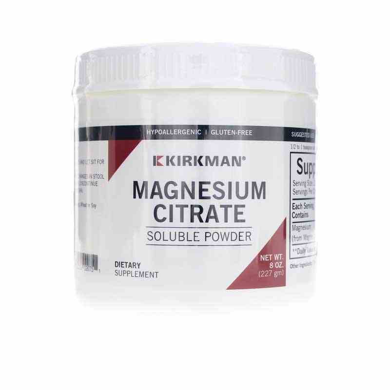 Magnesium Citrate Soluble Powder, Kirkman