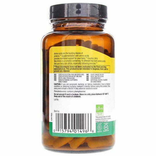 Max-Amino Caps, Country Life