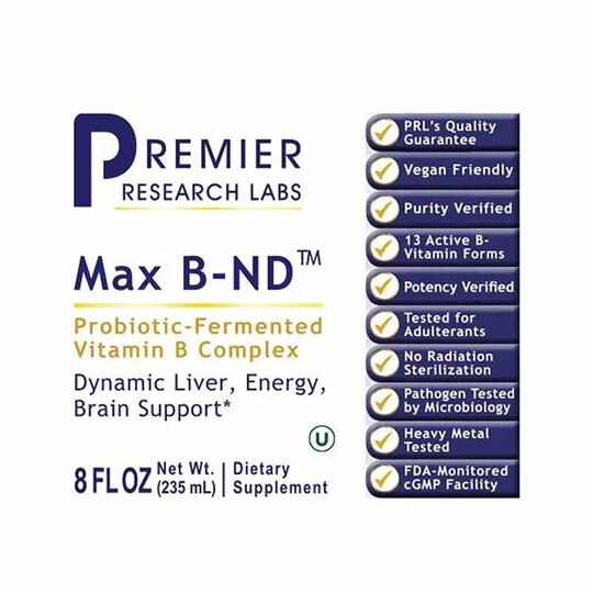 Max B-ND B Vitamin Complex, Premier Research Labs