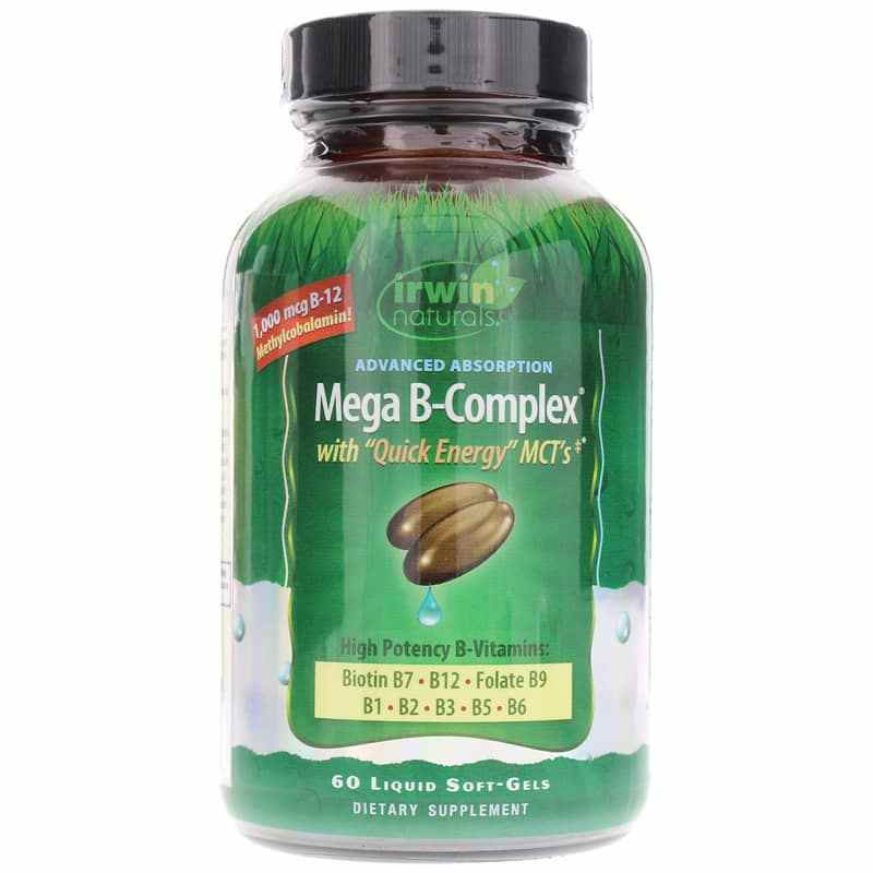 Mega B-Complex, Irwin Naturals Mega B-Complex, Irwin Naturals