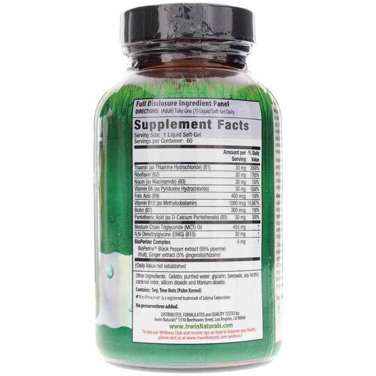 Mega B-Complex, Irwin Naturals Mega B-Complex, Irwin Naturals