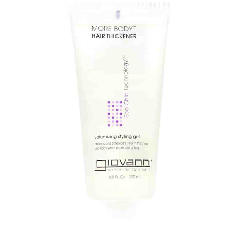 More Body Hair Thickener Volumizing Styling Gel, Giovanni