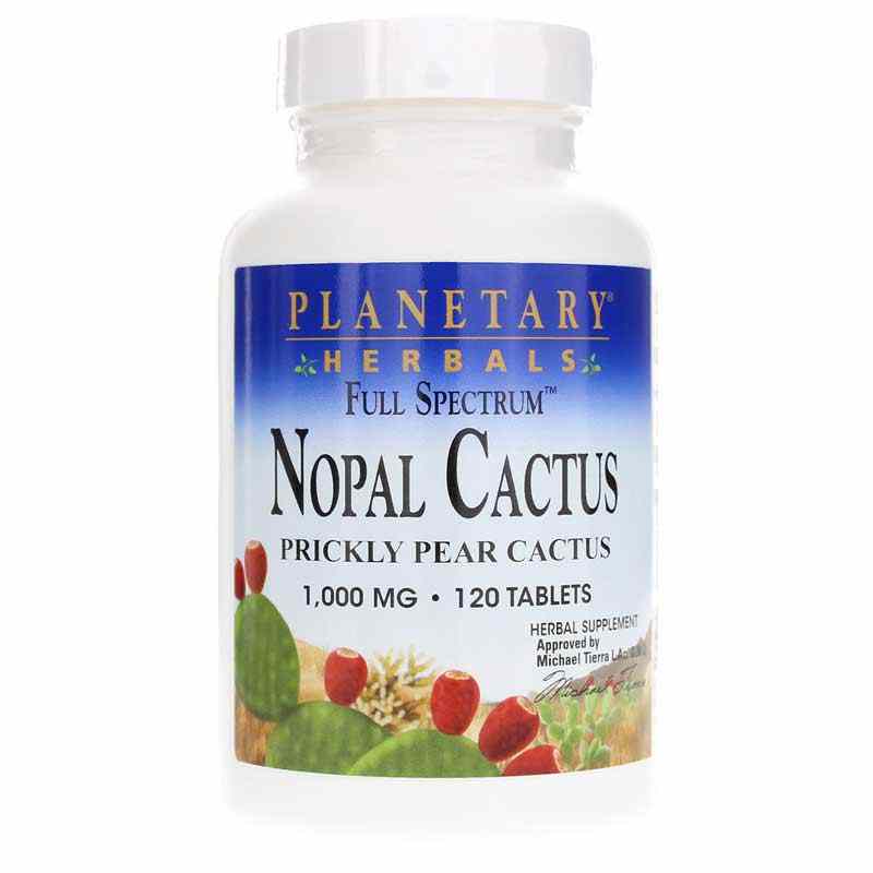 Nopal Cactus 1000 Mg Full Spectrum, Planetary Herbals