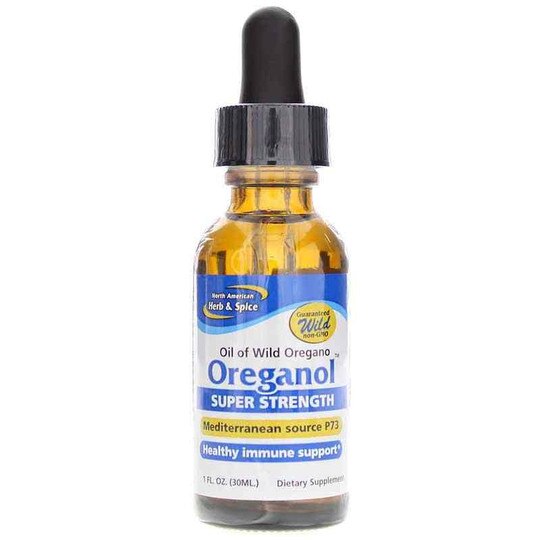 Oil of Wild Oregano Oreganol Super Strength Liquid, North American Herb ...