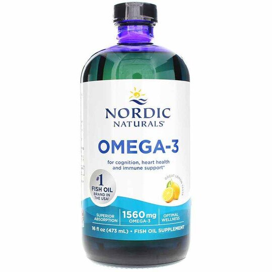 Omega-3 Liquid Lemon, Nordic Naturals