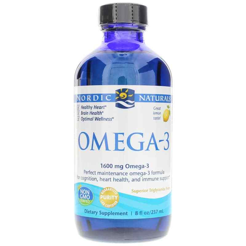Omega-3 Liquid Lemon, Nordic Naturals
