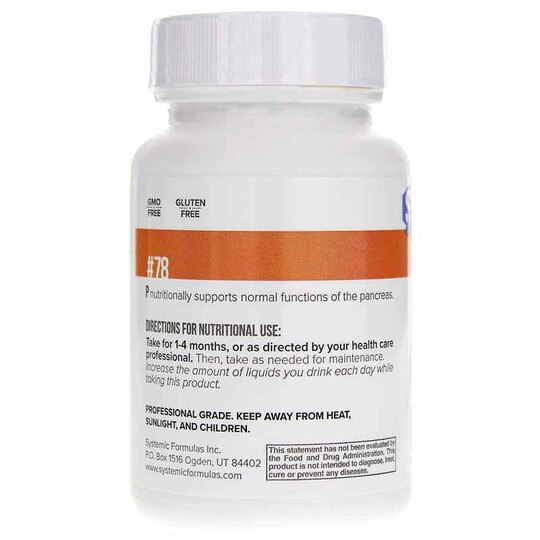 P Pancreas, Systemic Formulas