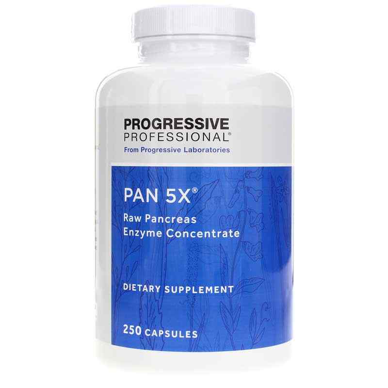 Pan 5X Raw Pancreas Enzyme, Progressive Labs
