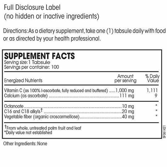 Potent C Guard Tabsules 1000 Mg, PERQUE
